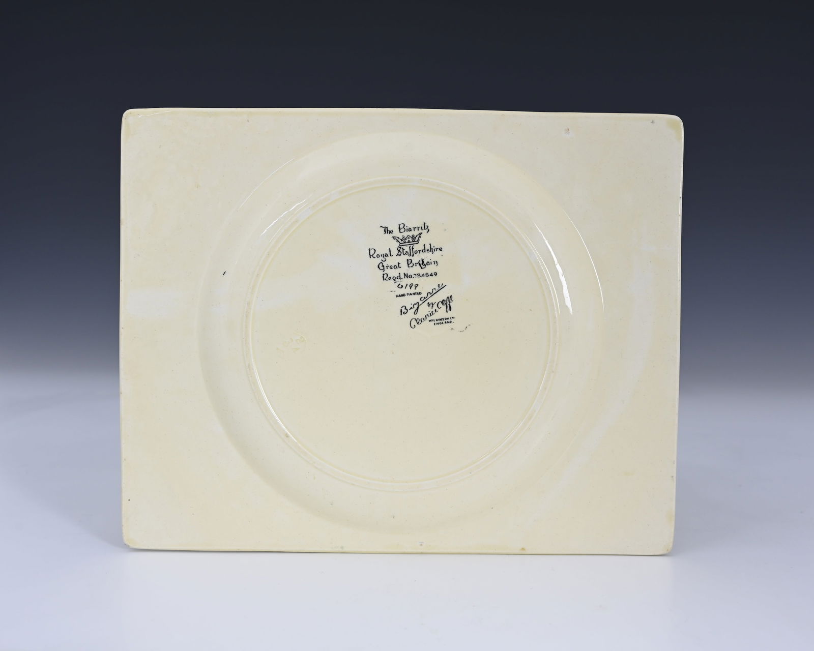 Clarice Cliff For Wilkinson, A Coral Fir Auction