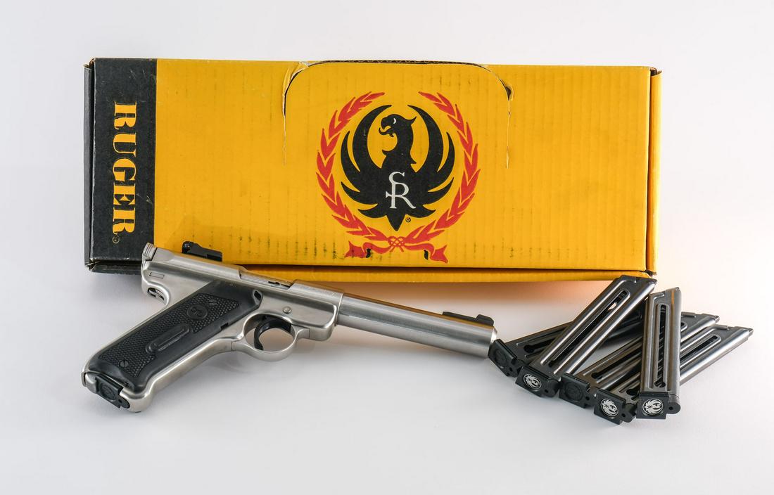 Ruger Mark 2 Target Stainless .22 Lr Pistol