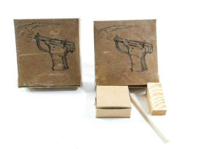 Two Reproduction Wwii Liberator Pistol Boxes