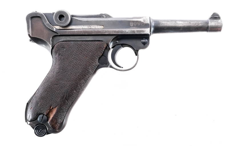 German P08 Luger Russian Capture 9mm Pistol
