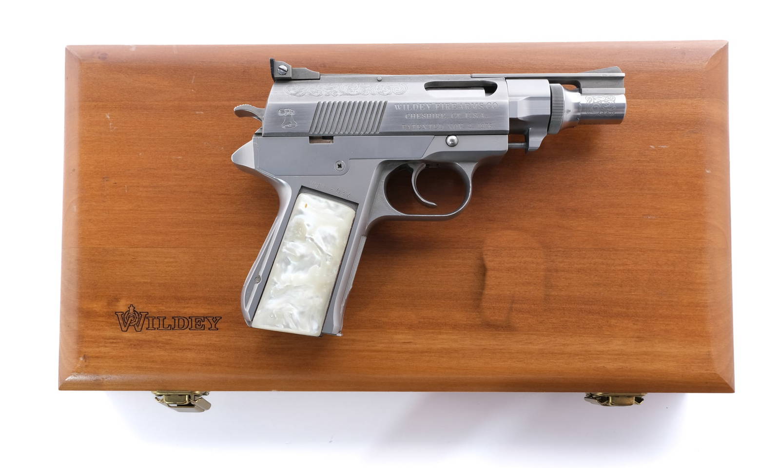 Engraved Wildey Survivor .45 Win Mag Pistol Auction