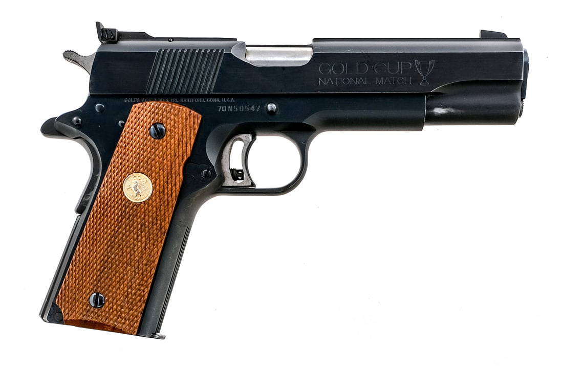 Colt Mkiv Series 70 Gold Cup Nm .45 1911 Pistol Auction