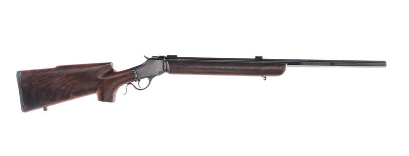 C.g.haenel-suhl Falling Block Rifle Auction