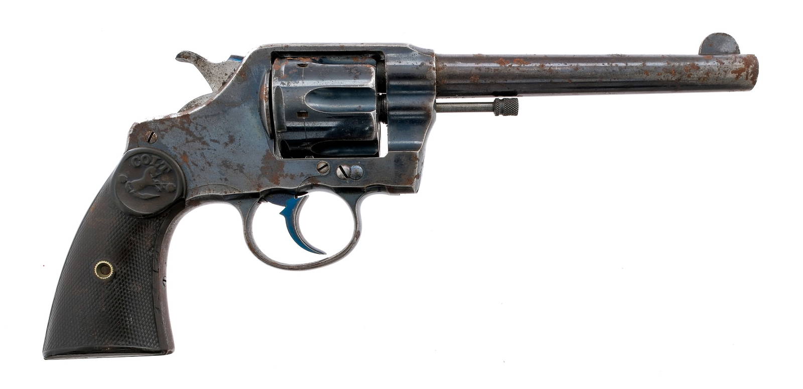 Colt New Model Army/navy Da .38 Cal Revolver Auction