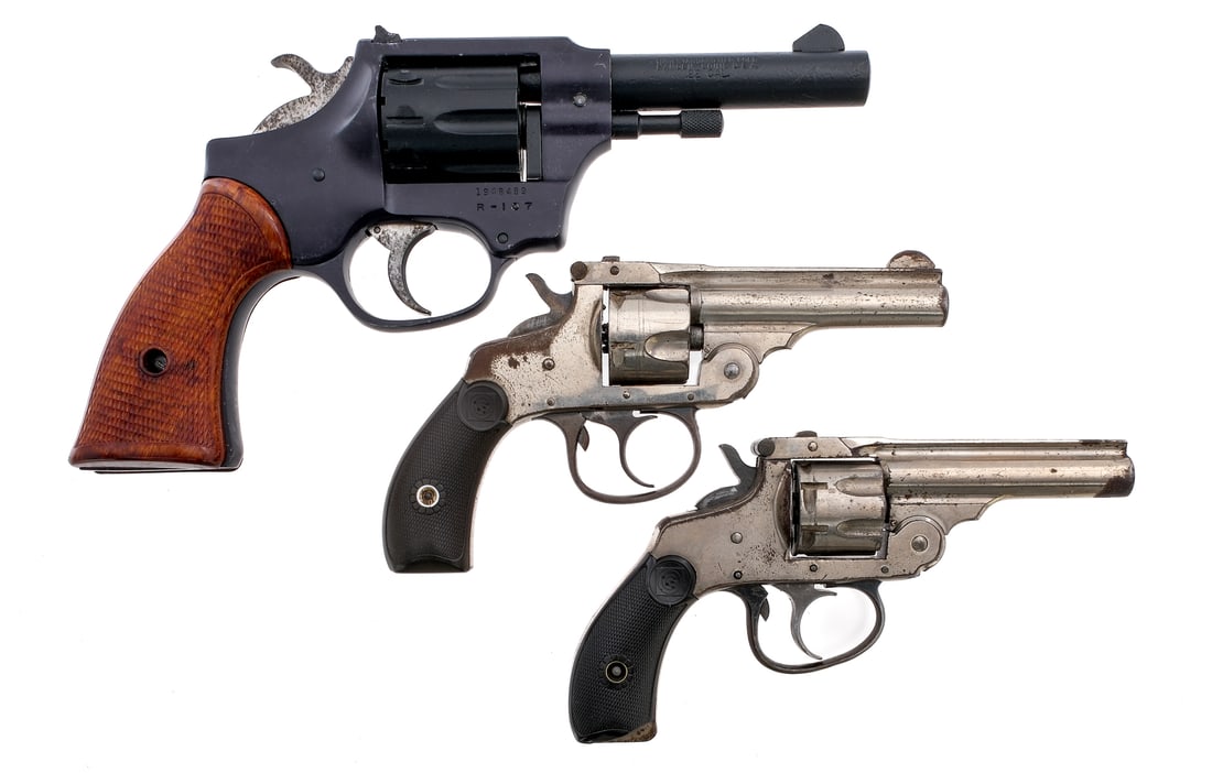 H&r High Standard Revolver Lot 3 Pcs Auction