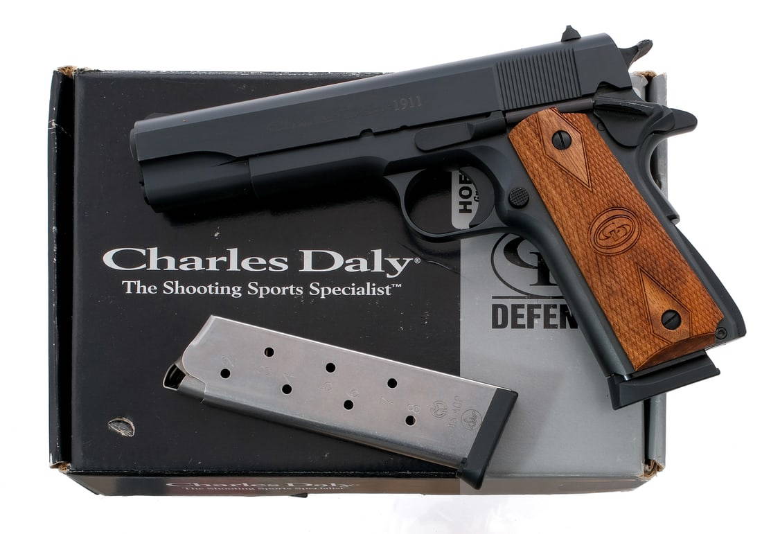 Charles Daly 1911 Field .45 Acp Semi Auto Pistol Auction