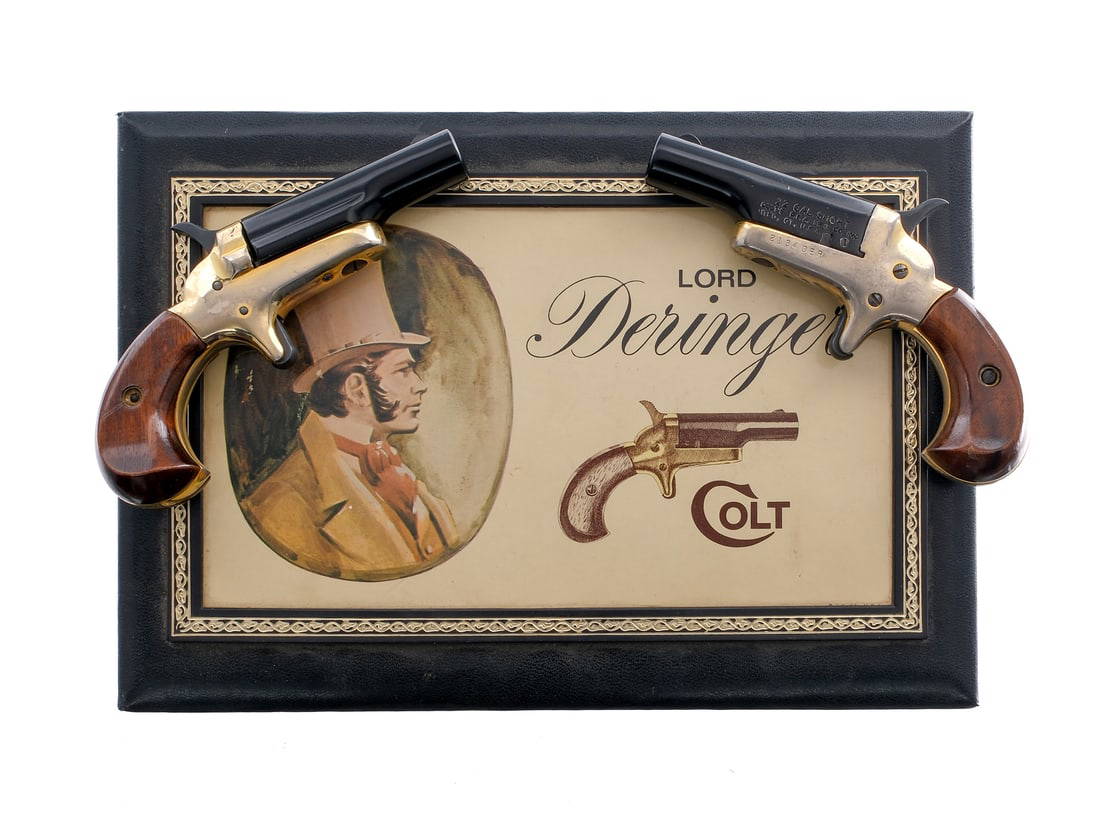 Cased Colt Lord Single Shot .22 Derringer Set Auction