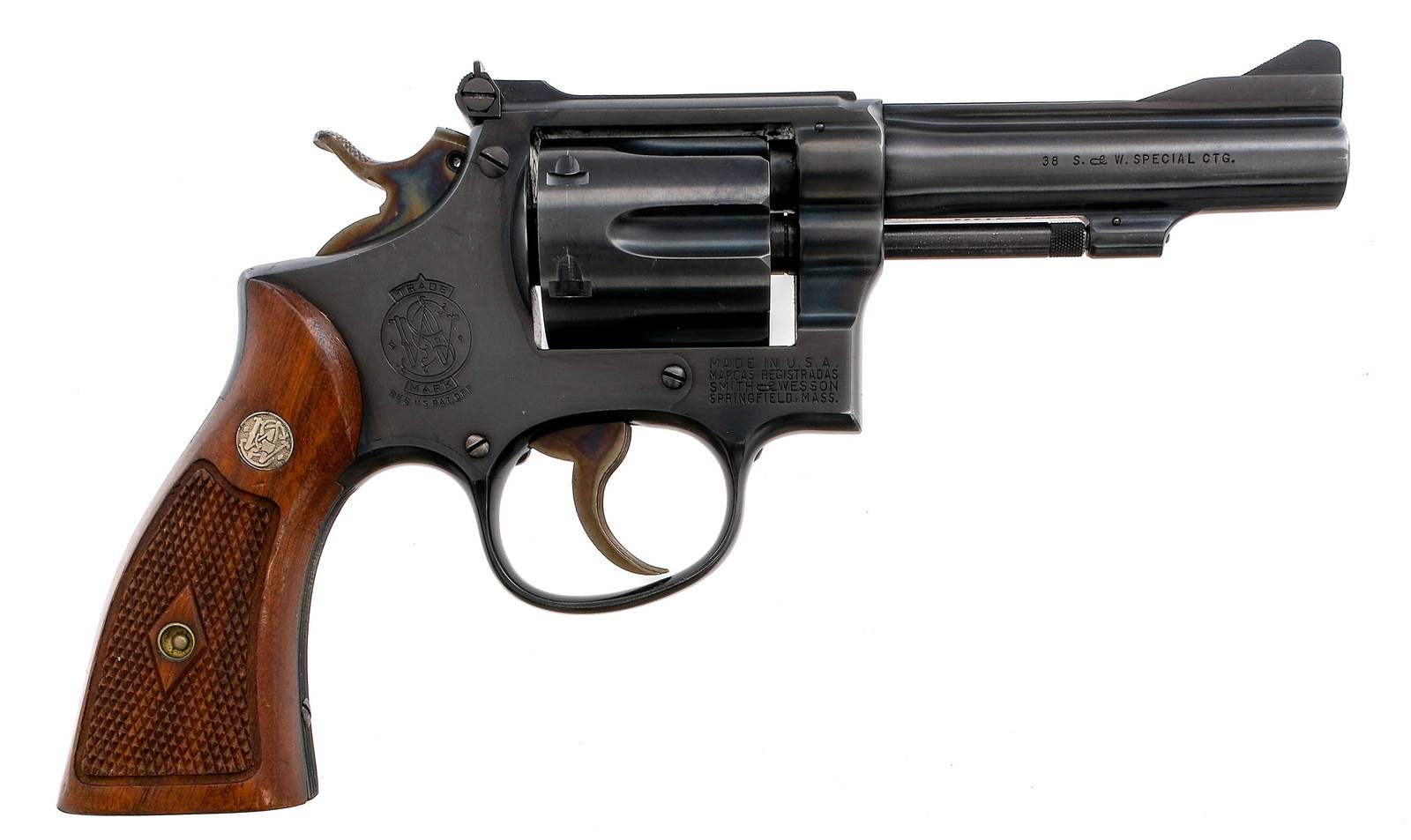 S&w K38 Masterpiece .38 Spl Revolver Auction