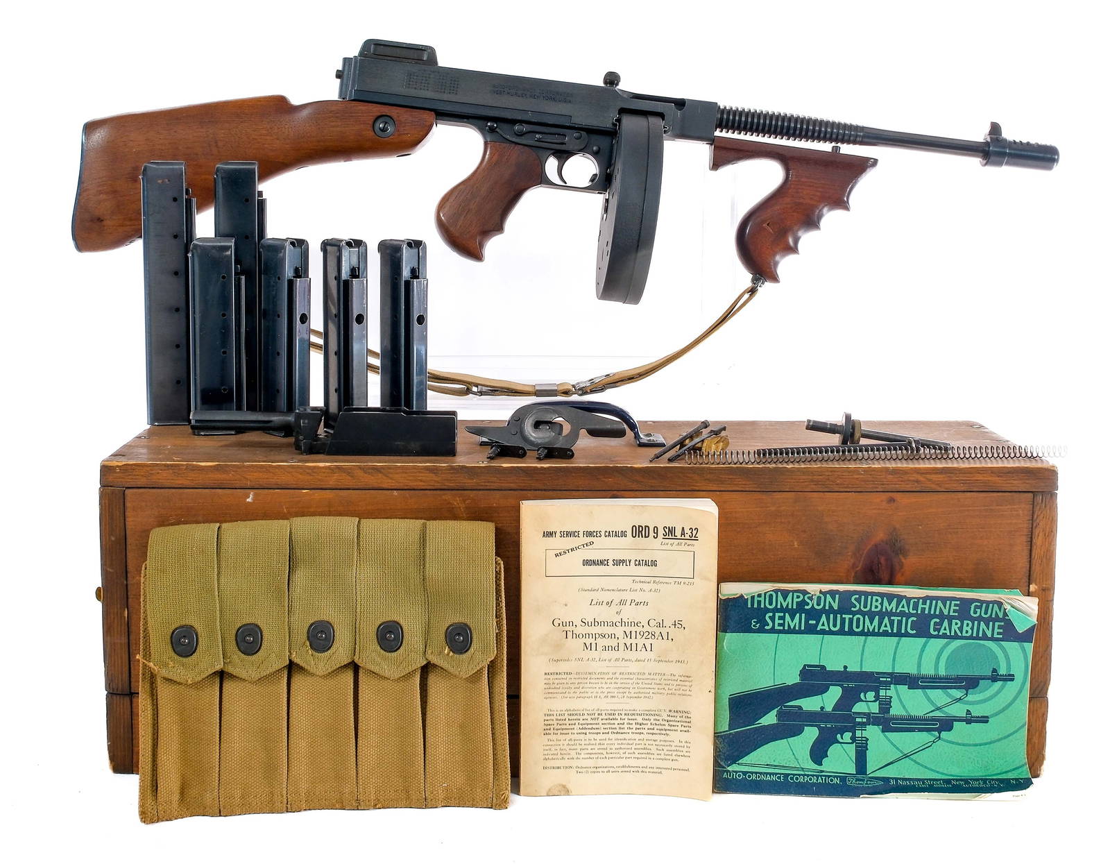 Transferable Auto Ordnance 1928 Thompson Mg .45 Auction