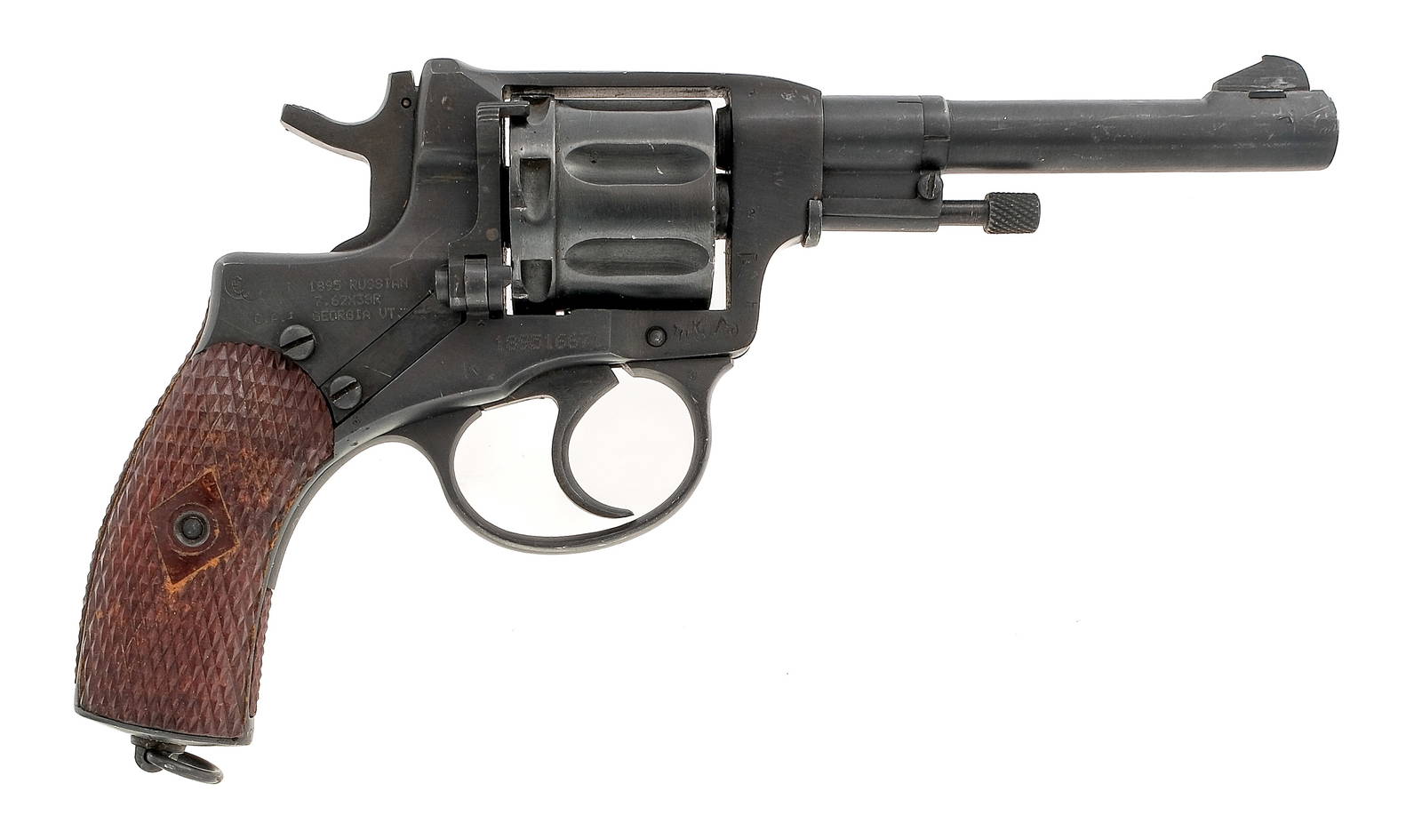 Russian Tula M1895 Nagant 7.62x38mmr Revolver Auction