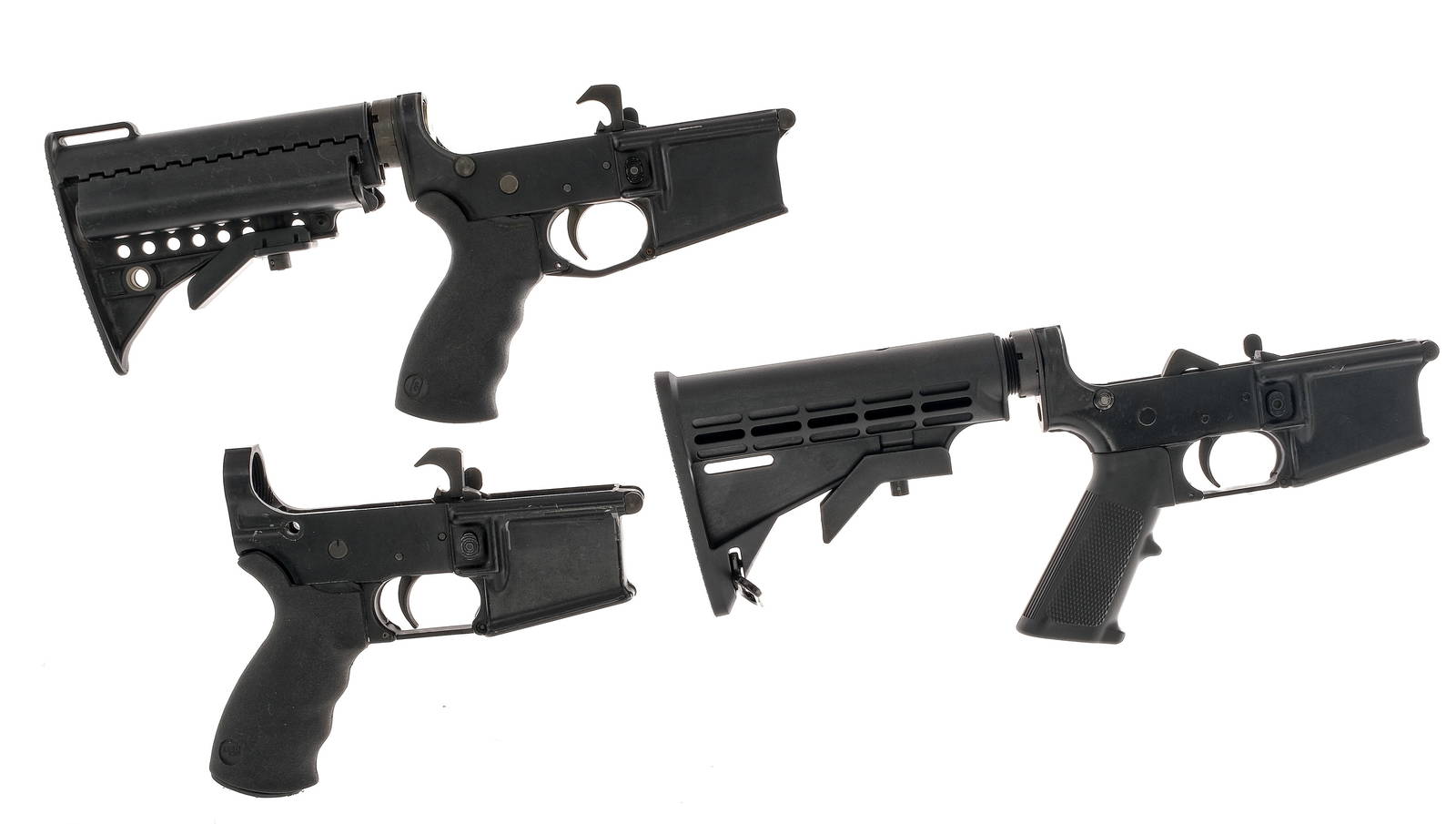 Three Preban Pwa Commando Receivers 5.56 Auction