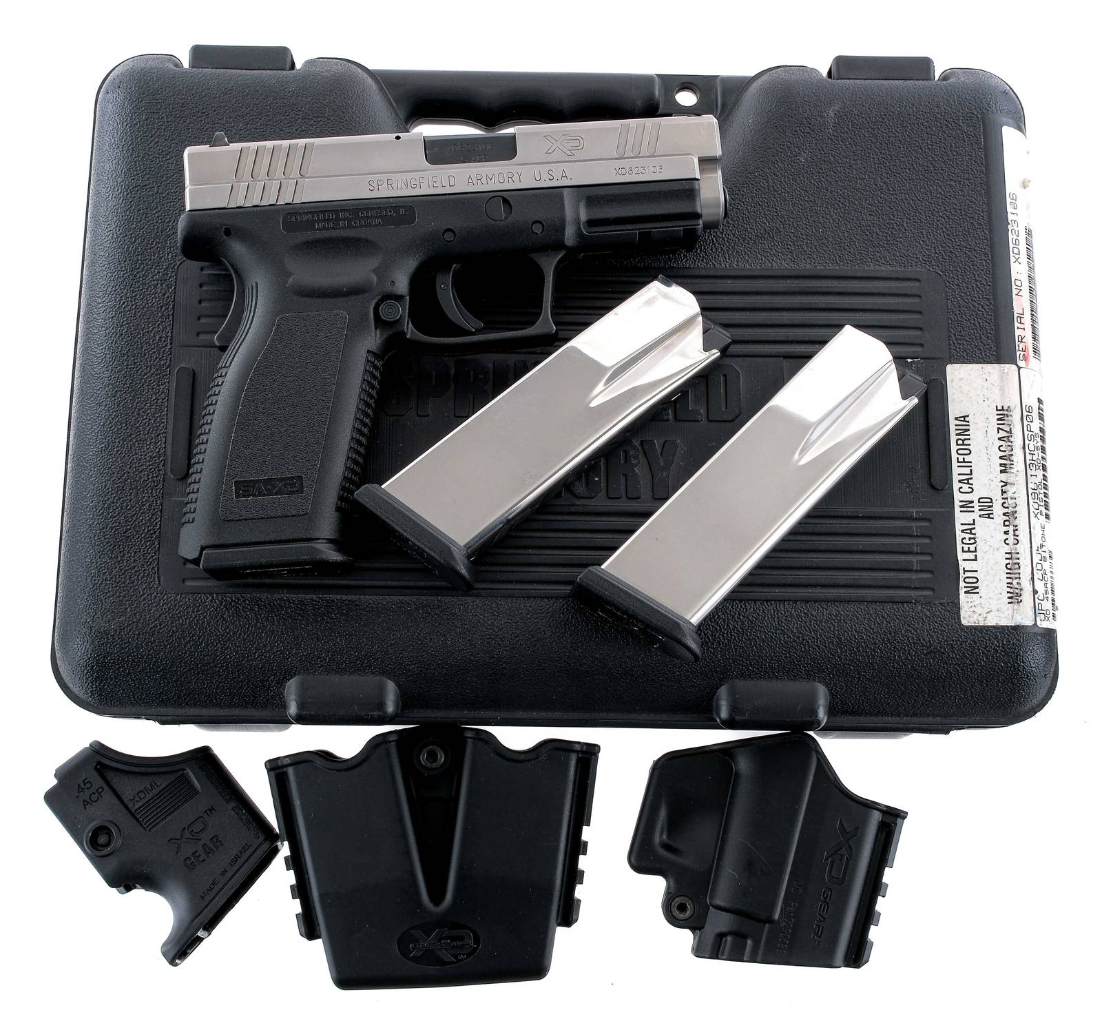 Springfield Armory Xd-45 .45 Acp Semi Auto Pistol Auction