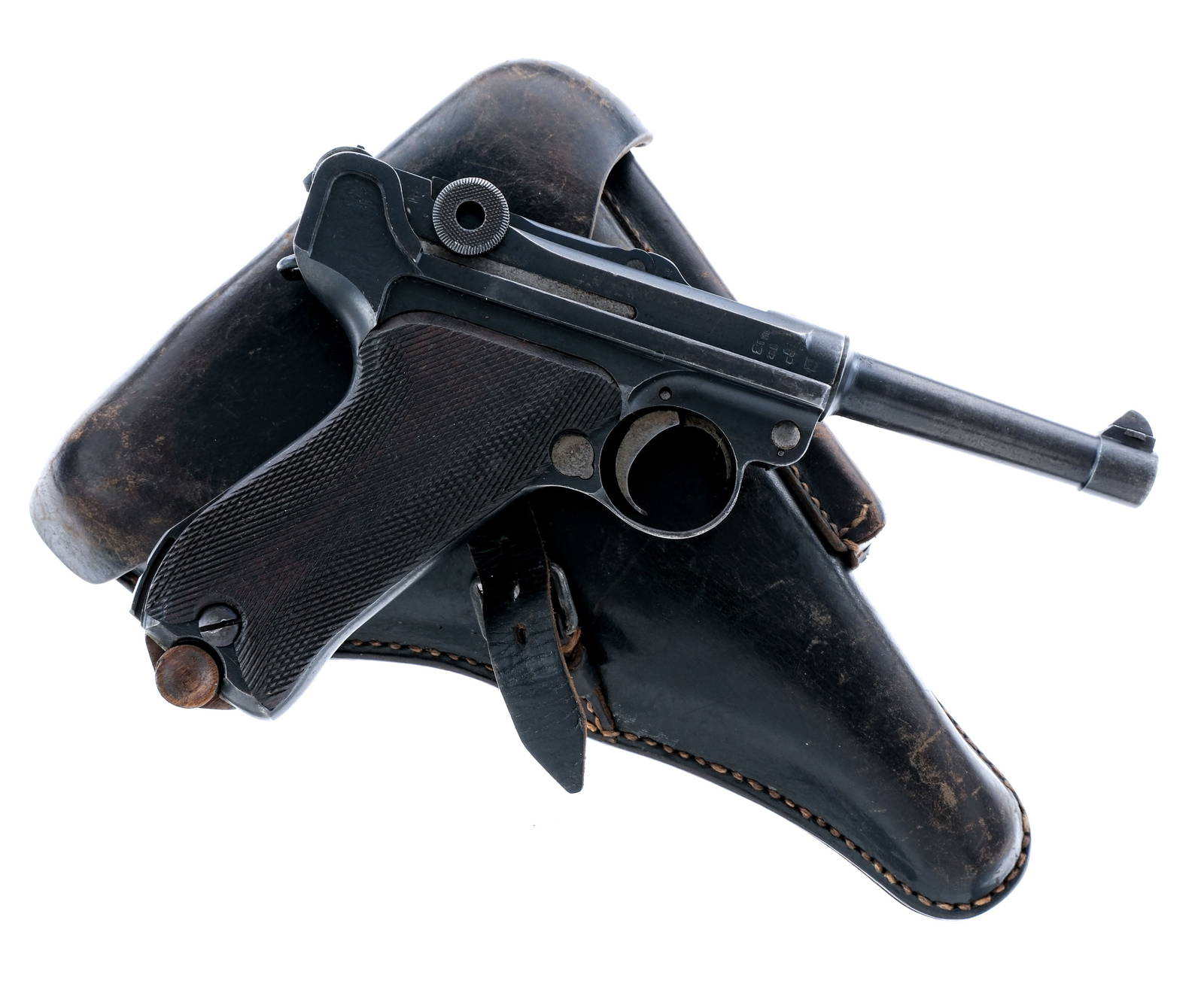 Matching Erfurt 1914 Pattern Luger 9mm Pistol Auction