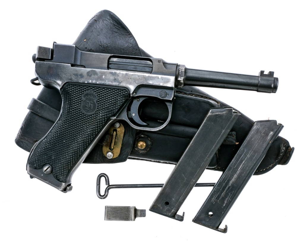 Swedish Husqvarna M40 9mm Semi Auto Pistol Auction