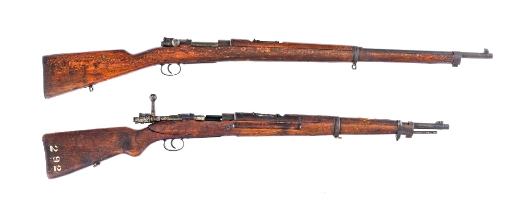 Fn 24 Mexican Contract Mauser 7mm 2pcs Lot Rifle Auction