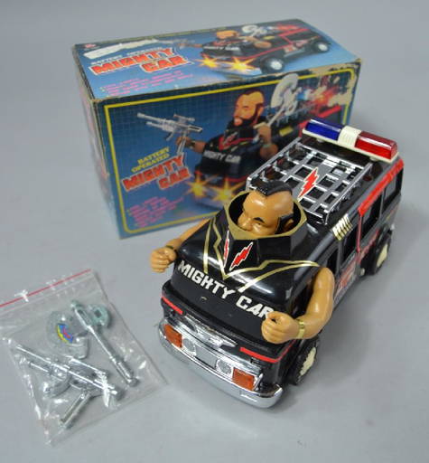 Vtg Ko A Team Mighty Car Mr T Van In Box