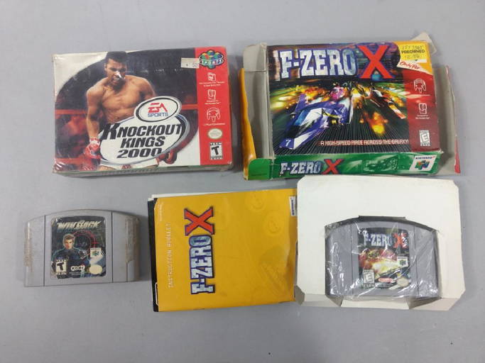3pc Nintendo 64 Game Lot w/ Sealed Knock Out Kings - Apr 30, 2019 | The ...
