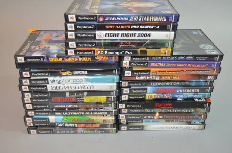 29pc Playstation 2 Ps2 Game Lot