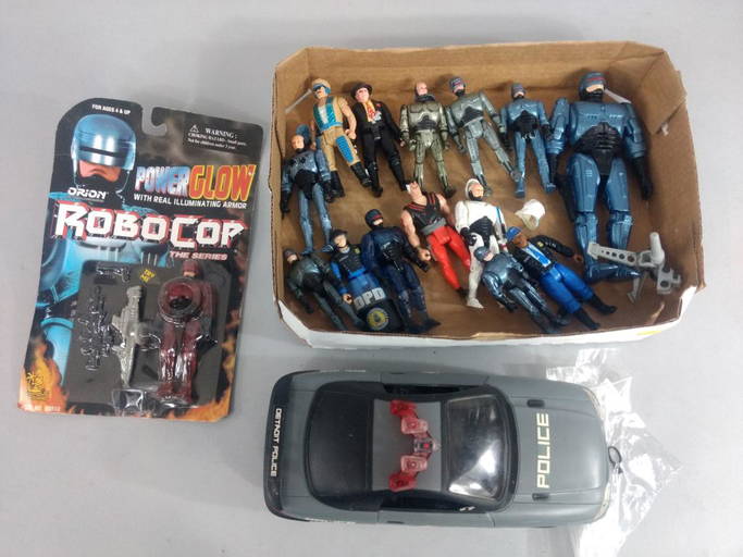 Robocop Figure & Vehicle Lot W/ Toy Island Nip