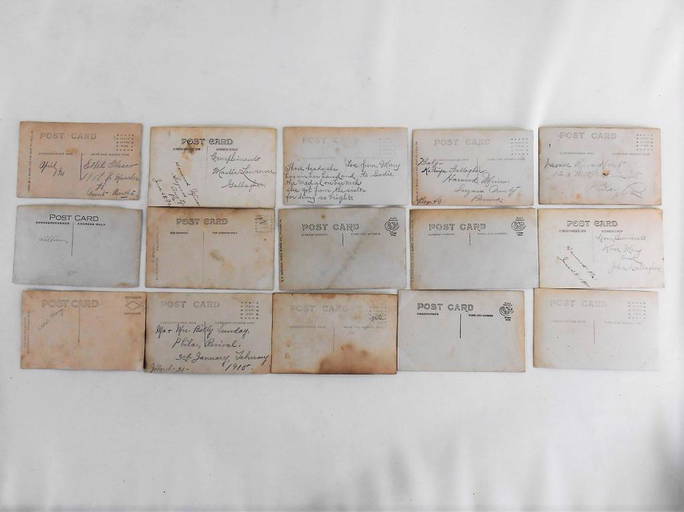 55 Assorted Antique Real Photo Postcards