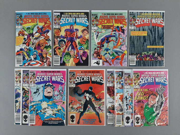 Marvel Secret Wars #1 12 Complete Comic Run