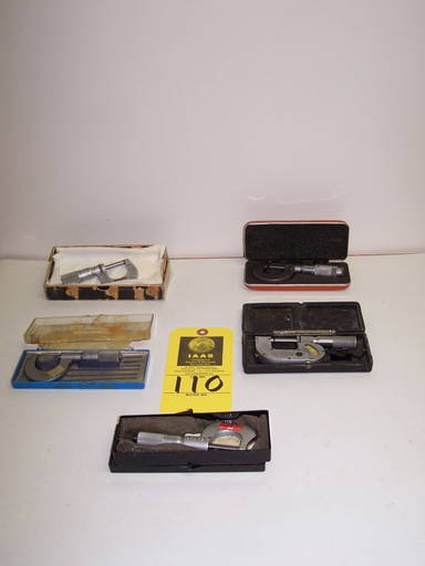 (2) Brown & Sharpe 1" Micrometer; Starrett 1" Micr
