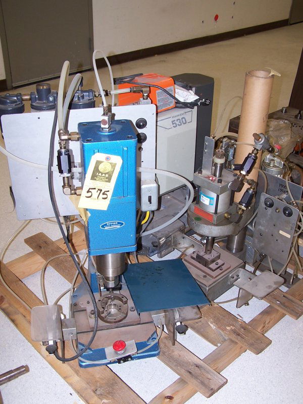 575: (2) ARBOR PRESS & 1 MARKEM 530 MARKING MACH.