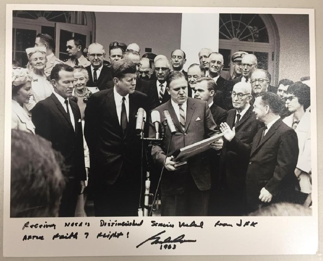 Gordon Cooper signed photograph