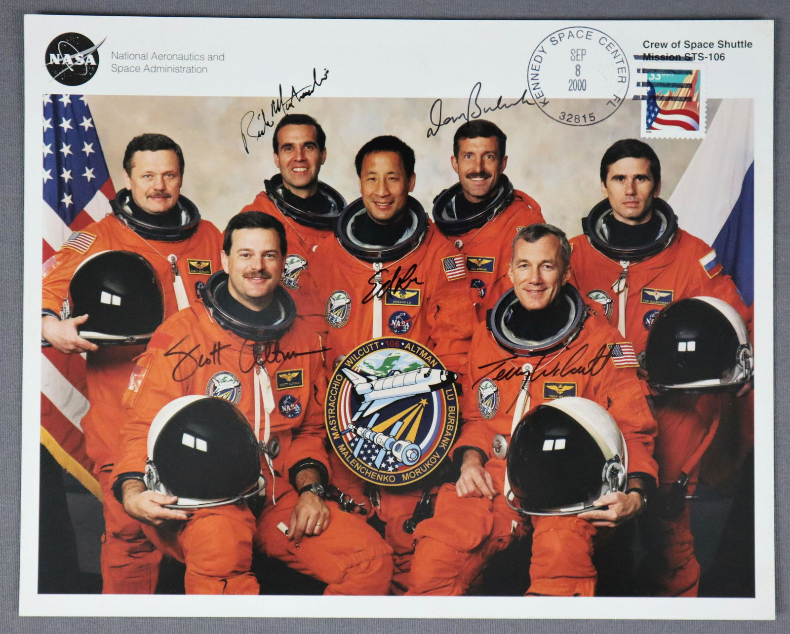 STS-106 Full Crew Signed NASA Lithograph - Oct 09, 2021 | American ...