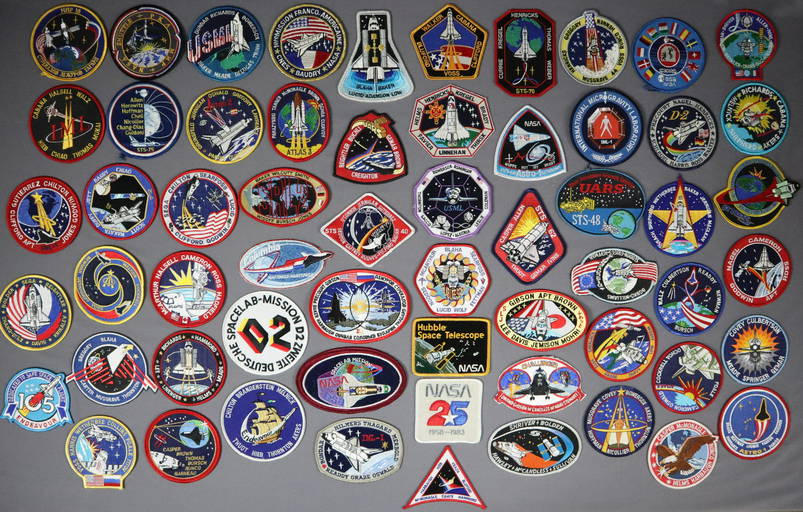 60 Space Shuttle Mission Patches