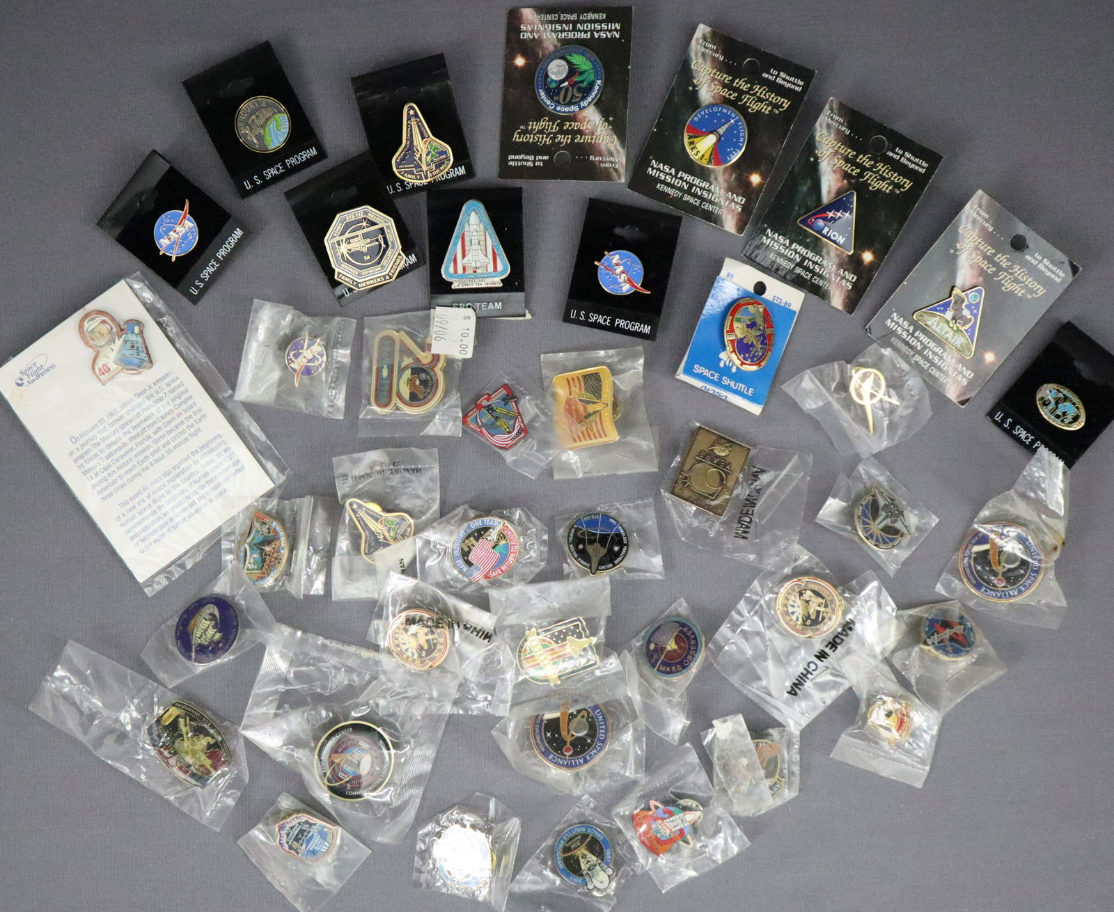 40 Nasa & Space Related Pins