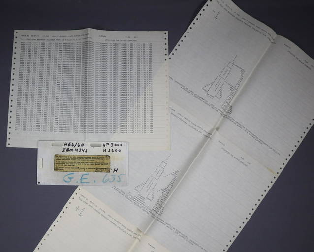 Ibm Punch Card Registration Tool & Dot Matrix Launch Print Out