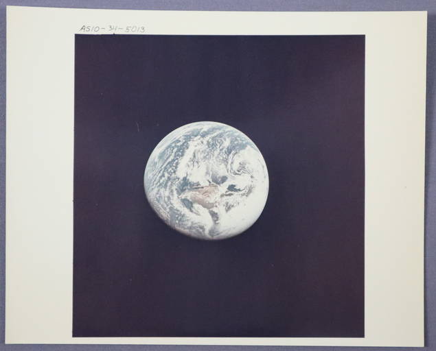 Apollo 10 Type 1 Numbered Earth View Photograph