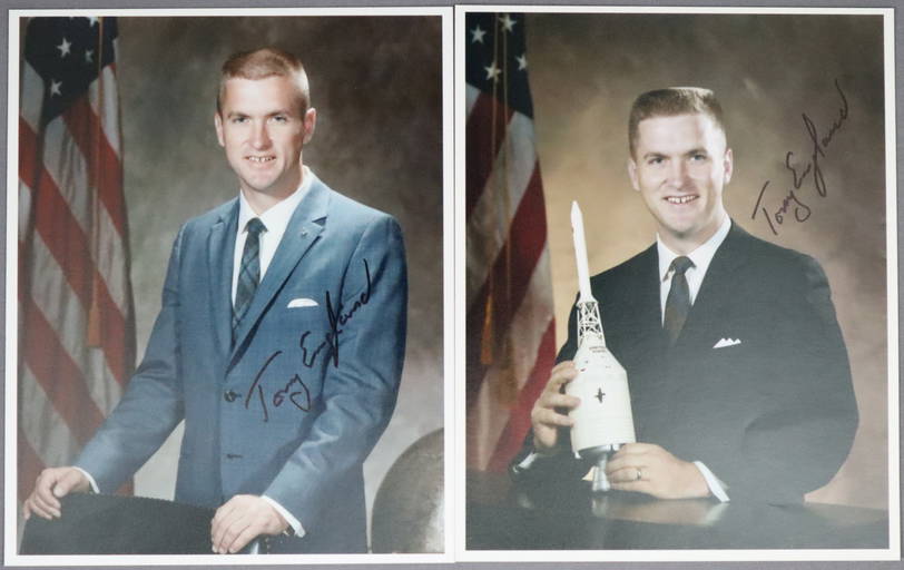 2 Tony England Signed Portrait Photographs