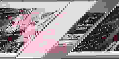 Ed Gibson's Skylab H.s.p. Program Badge, Flown Teleprinter Message Page & Signed Items Auction