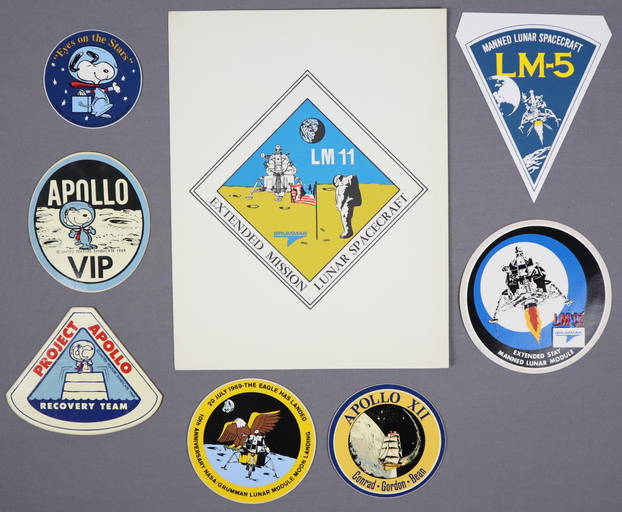 Original Grumman Lunar Module Poster & Decals