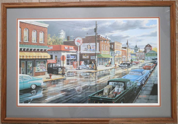 Reflections Of Main Street Signed By Artist Ken Zylla Limited Edition ...