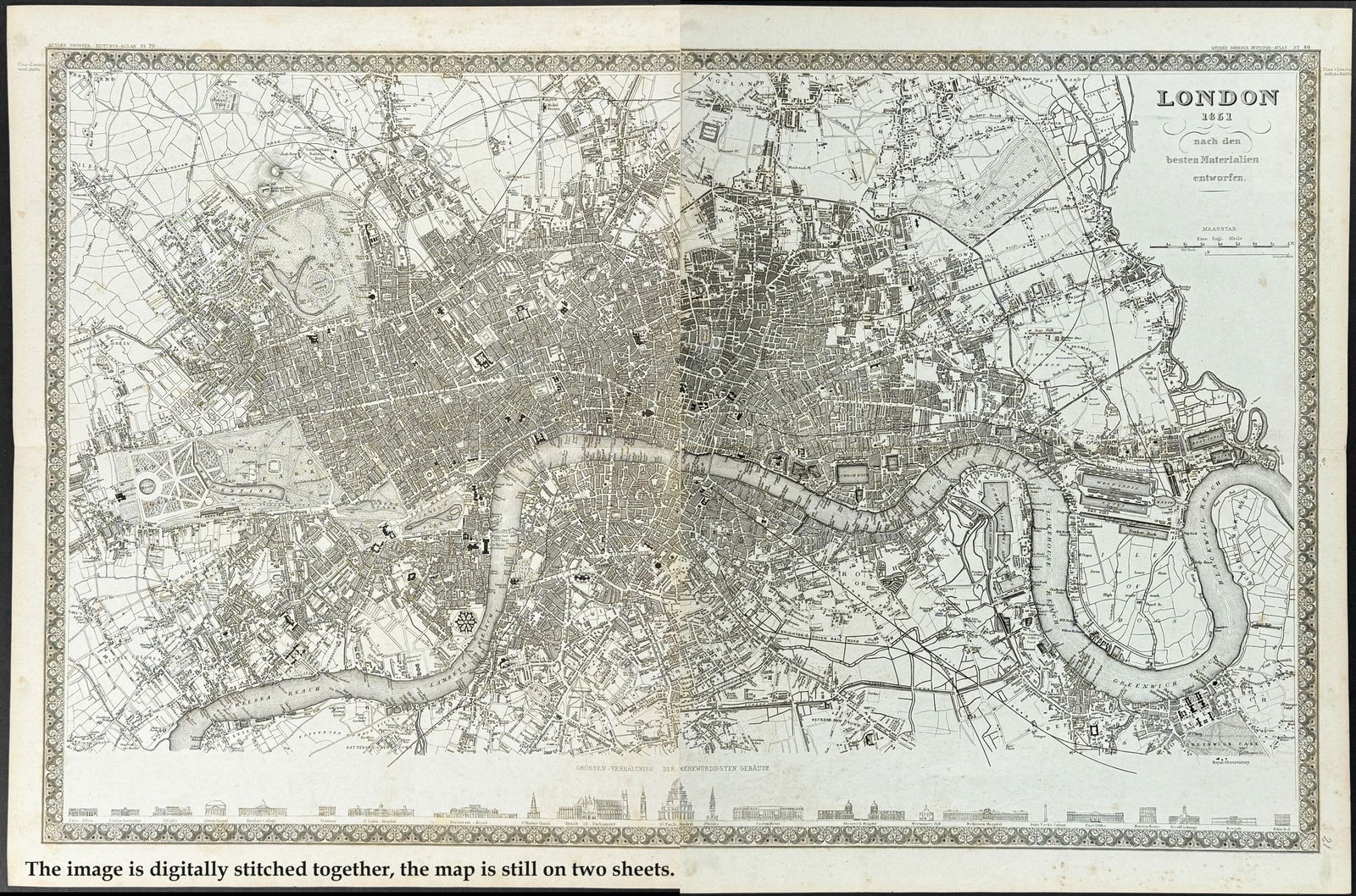 Meyer - Map Of London, England Auction