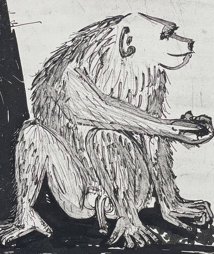 After Pablo Picasso Le Singe (the Monkey)