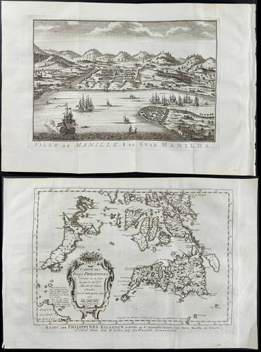 Prevost 3 Maps Or Engraving Of The Philippines