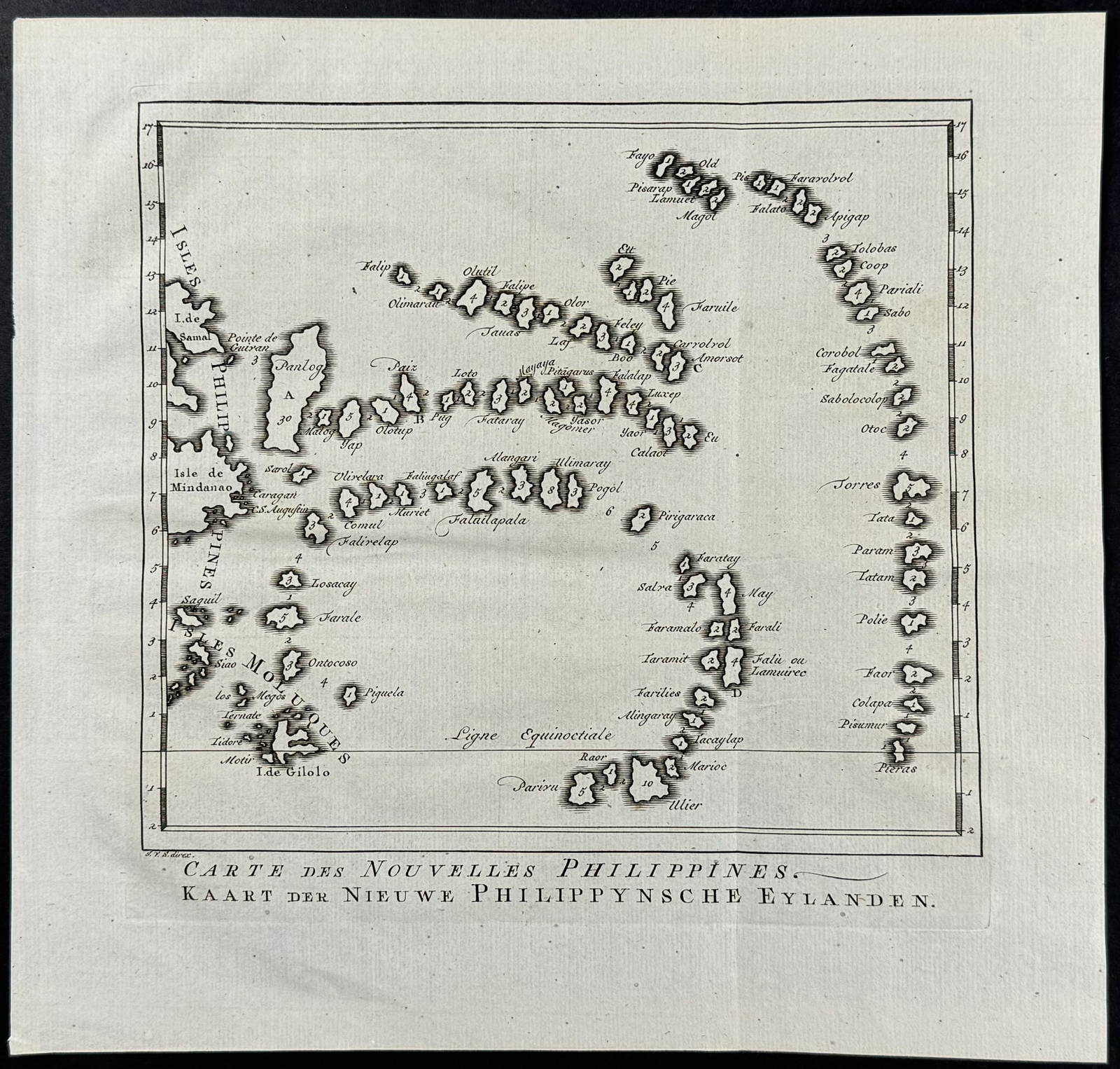 Prevost After Bellin - Map Of The Philippines Auction