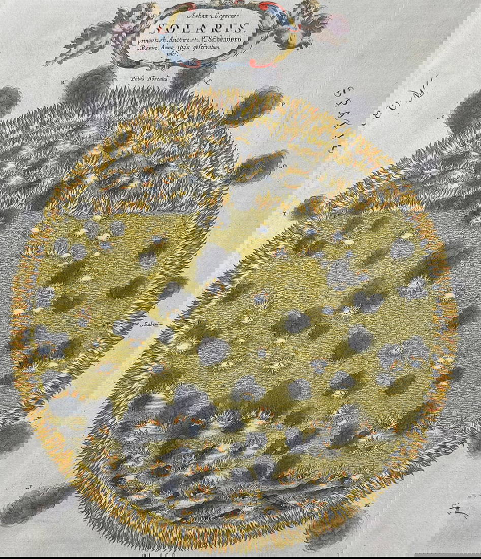 Kircher, Pub. 1682 - Surface Of The Sun - Jan 04, 2025 | Trillium ...