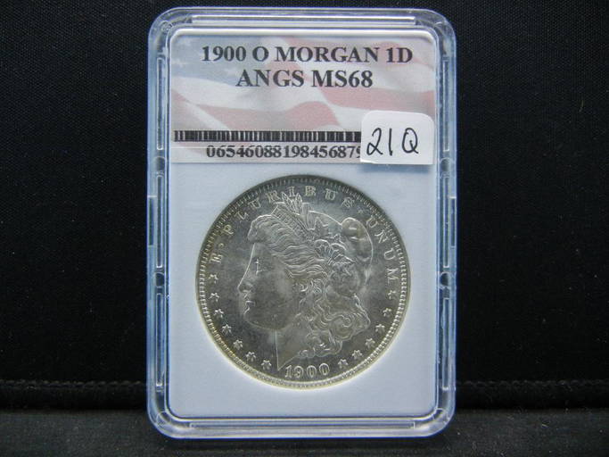 1900 O Morgan Silver Dollar. Ms68