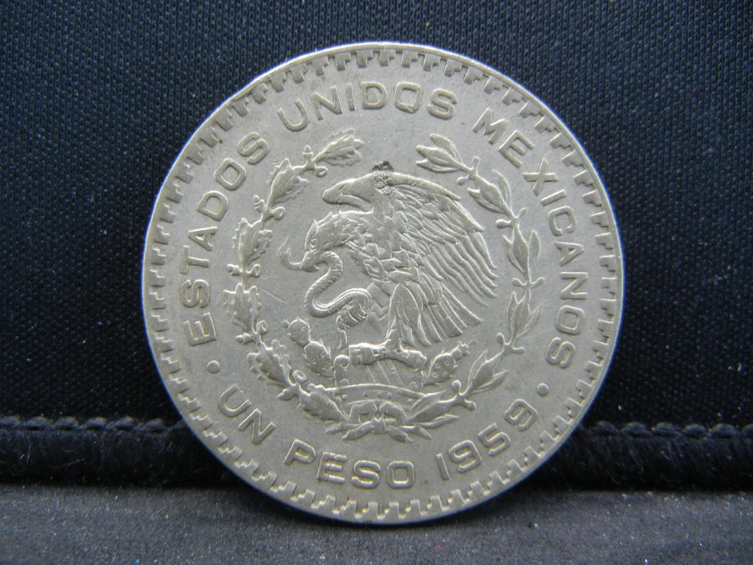 1959 MEXICAN SILVER PESO, (SAME SIZE AS US HALF), 60 - Jun 25, 2019 ...