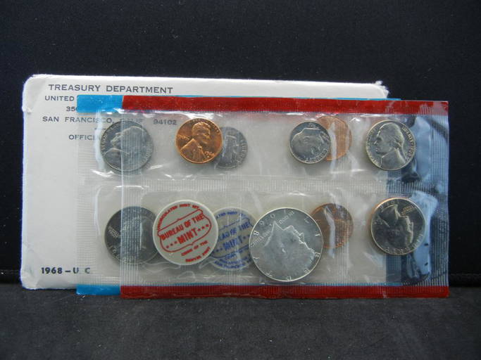 1968 Mint Set. Original Mint Package