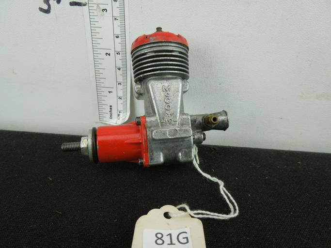 Mccoy 19 Glo Model Airplane Engine Red Head , Rrv