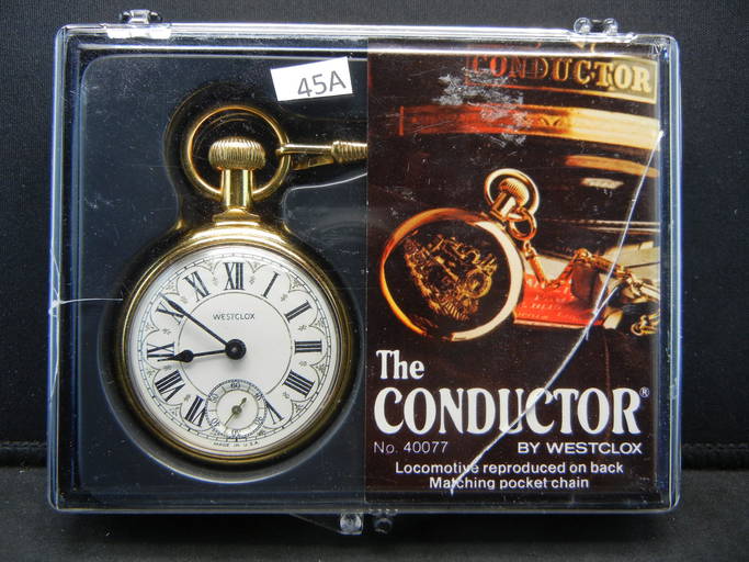 The Conductor By Westclox Pocket Watch. Very Neat