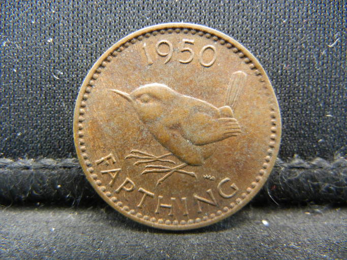 1950 Great Britain One Farthing.