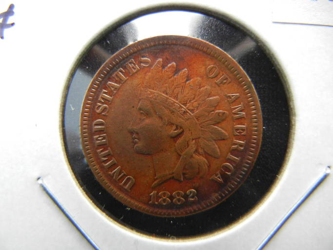1882 Indian One Cent . High Grade.