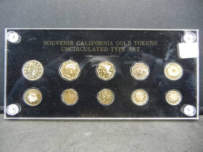 Souvenir California Gold Set ( Uncirculated Set)